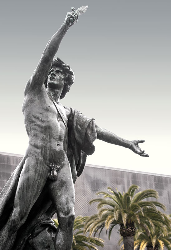 Roman Gladiator Statue